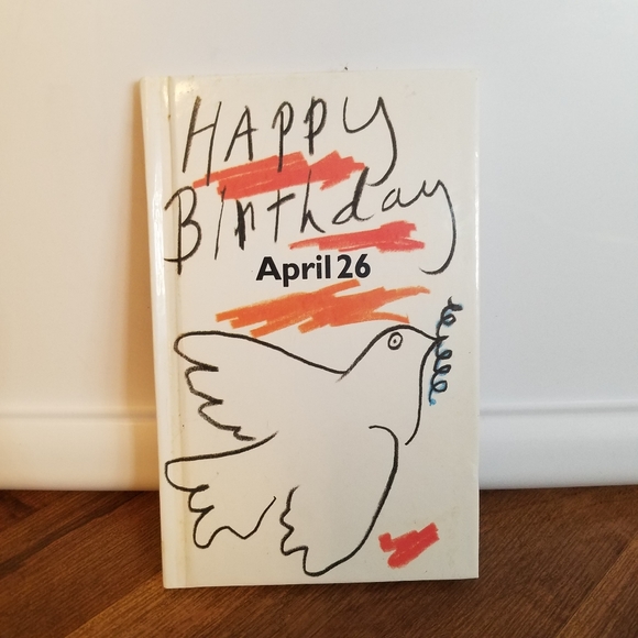 Natalie Press | Other | Happy Birthday April 26 26th Hardcover Book ...